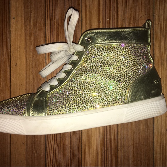 Christian Louboutin | Shoes | Louboutin Swarovski Strass Sneakers ...